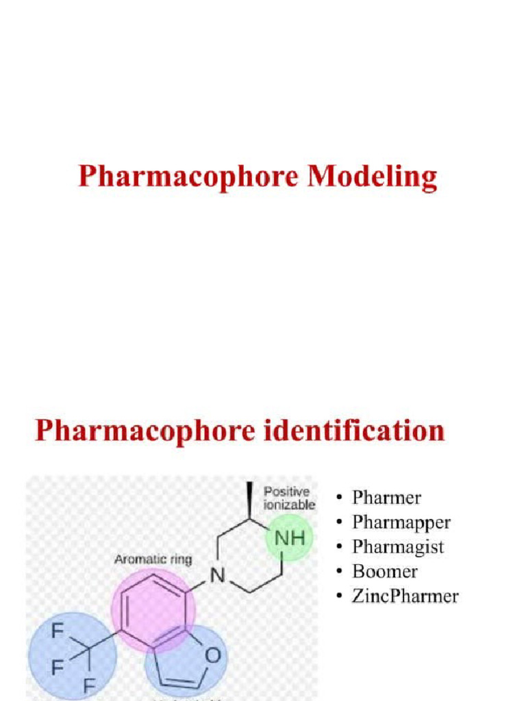 Pharmacophore Modeling | PDF