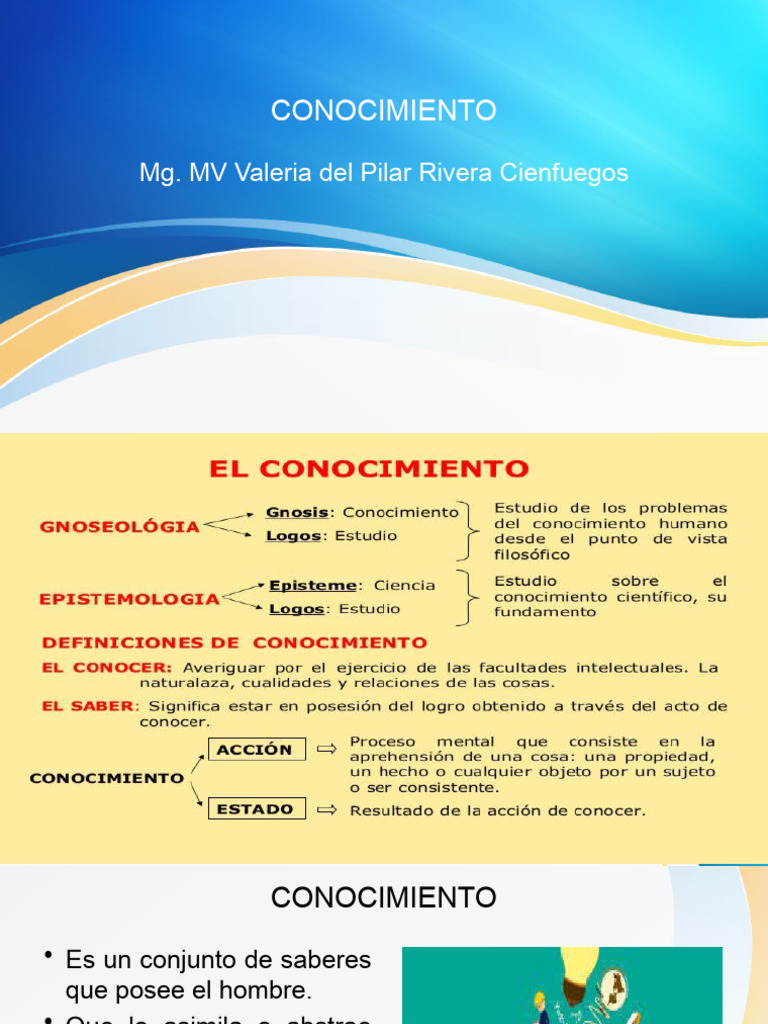 CONOCIMIENTO | PDF | Conocimiento | Empirismo