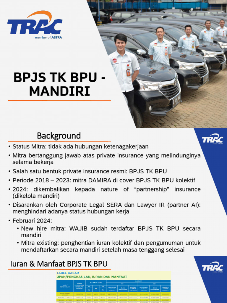 BPJS TK BPU - Mandiri | PDF