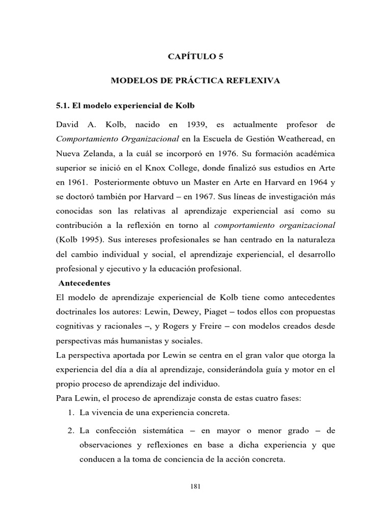 Practica Reflexiva - Cap 5 ADR | PDF | Aprendizaje | Maestros