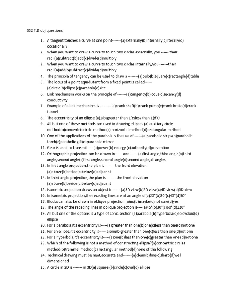 SS2 T.D Obj que-WPS Office | PDF | Geometric Shapes | Euclid