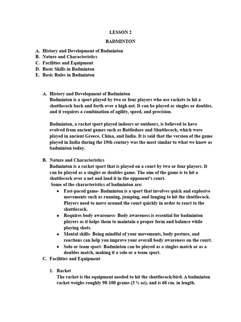 MODULES 2-3 Students | PDF | Table Tennis