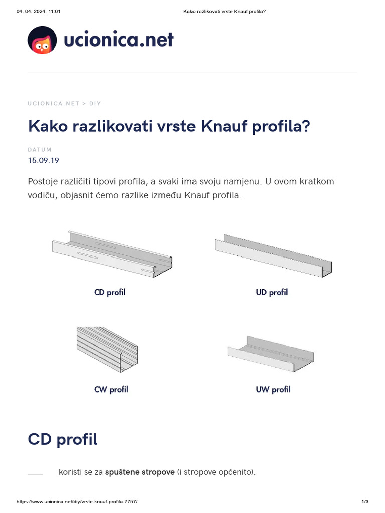 Knauf Profili | PDF
