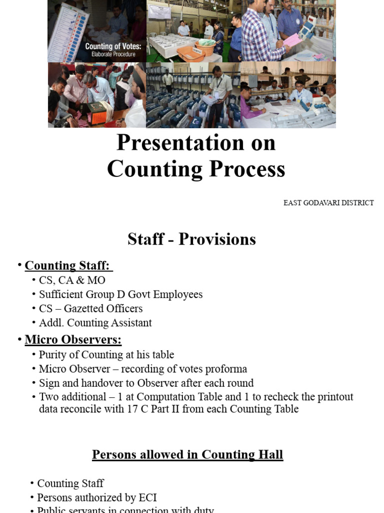 Training PPT For Counting Supervisors & Assistants | PDF | Electronic ...