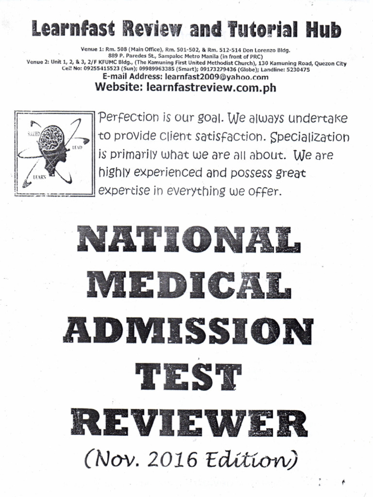 Learnfast Nmat Reviewer Pdf
