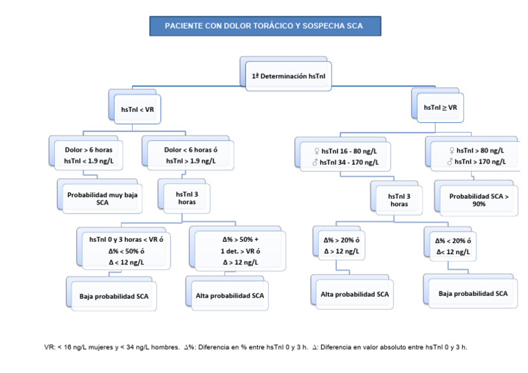 Algoritmo hsTnI SCA | PDF | Medicina CLINICA
