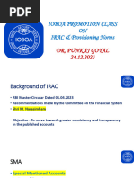 Provisioning Norms IRAC 2024 | PDF | Reserve Bank Of India | Loans