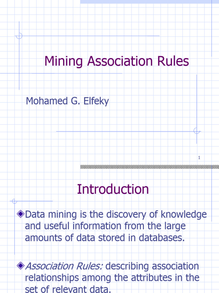 Mining Association Rules | PDF | Data Management | Algorithms And Data Structures