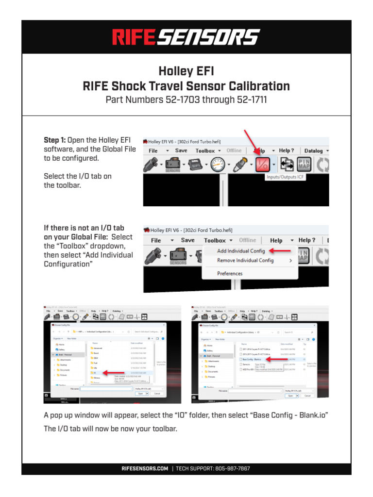 Holley Shock Sensor Instructions | PDF | Software | Computer Engineering
