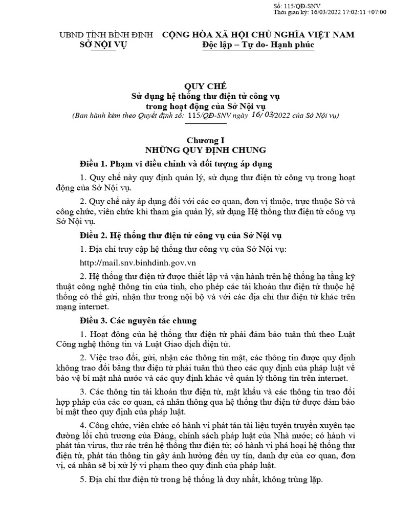 Quy Che Kem Theo | PDF