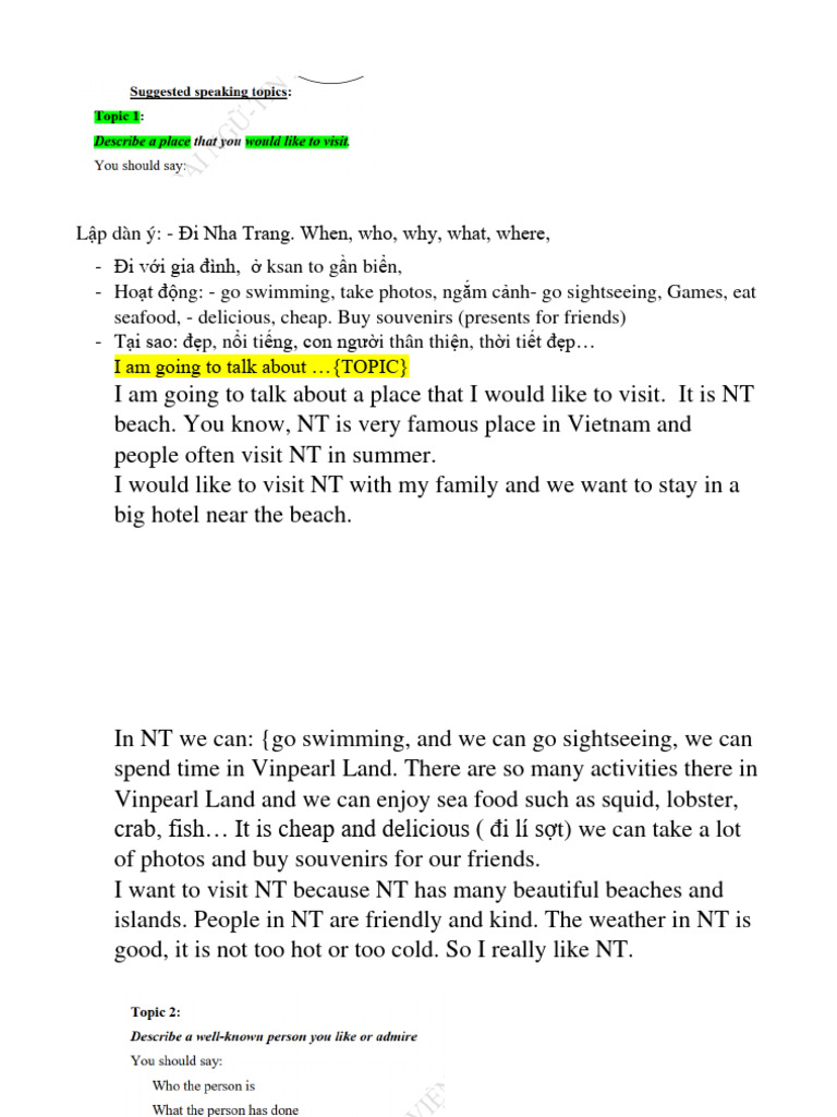 B1 Speaking Preparation 18 5 Pdf