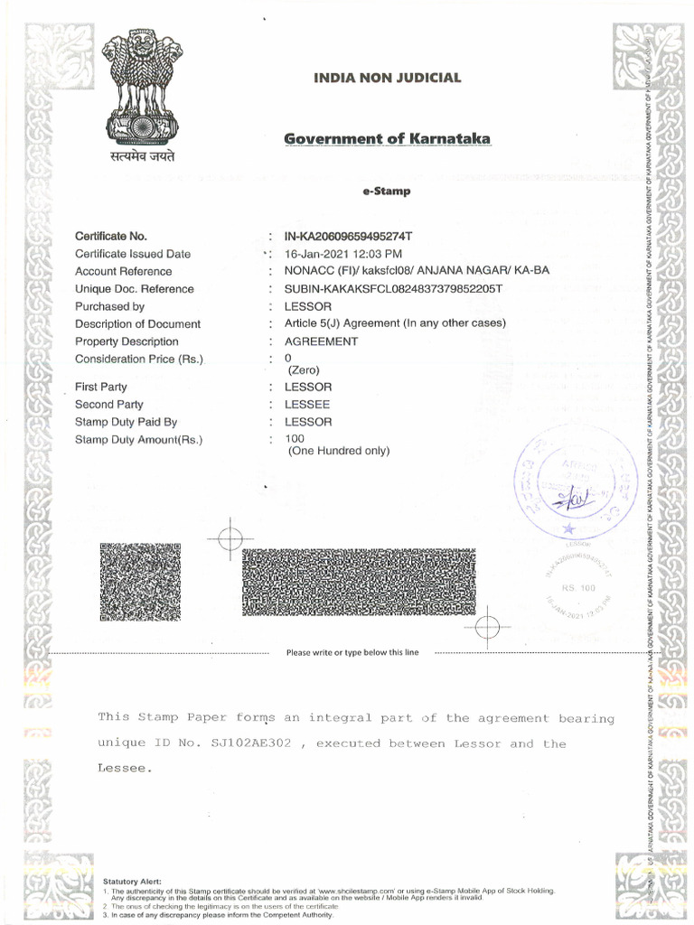 Rental Agriment | PDF | Lease | Arbitral Tribunal