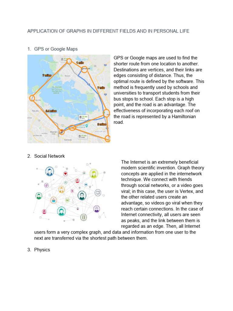 Application of Graphs in Different Fields and in Personal Life | PDF ...