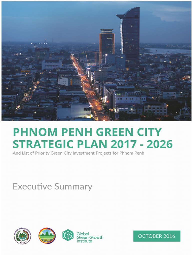 Phnom Penh Green Strategic Plan | PDF | Sustainable City | Strategic Planning