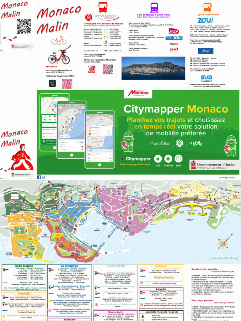 Monaco Map | PDF