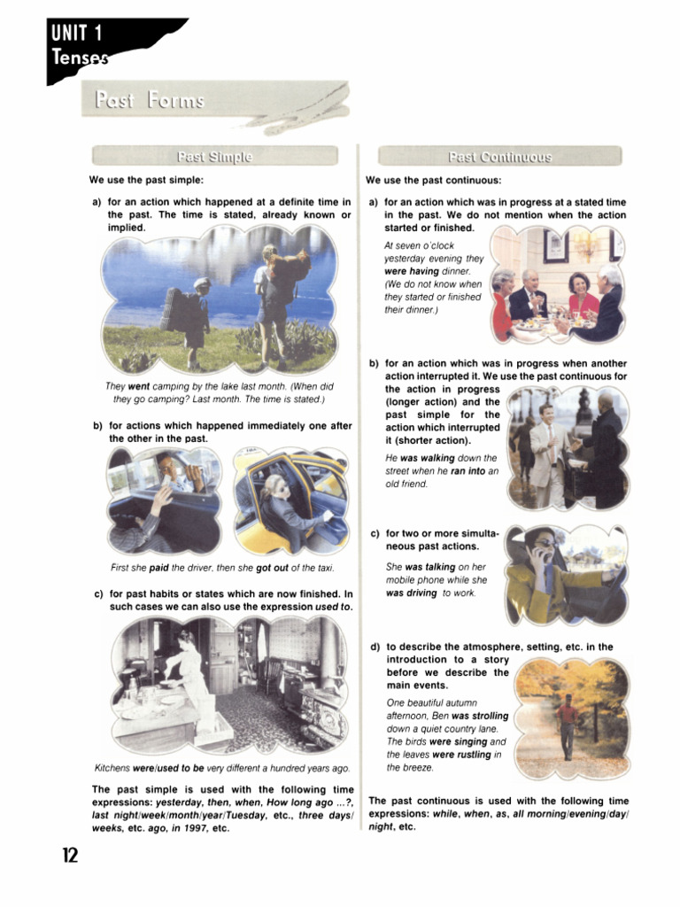 tense review - past | PDF