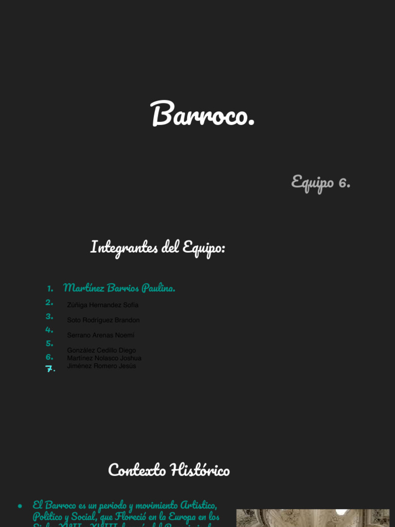Barroco 1 | PDF | Barroco | Renacimiento