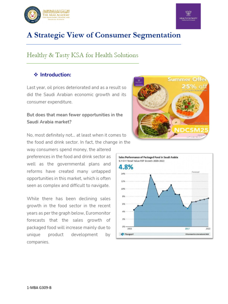 Healthy - & - Tasty - KSA - Group - B PDF - V5 | PDF | Saudi Arabia ...