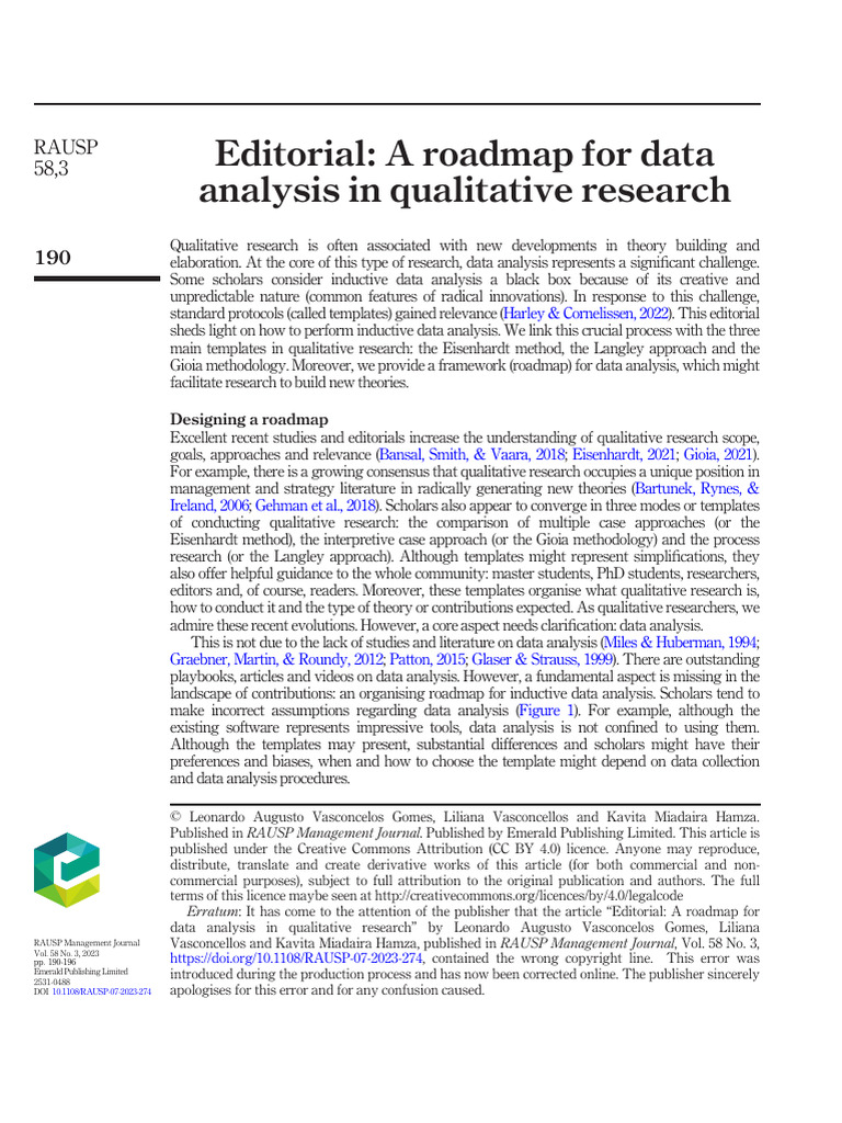 Gioia Methodology in Qualitative Research | PDF | Qualitative Research ...