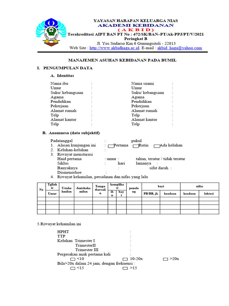 Manajemen Bumil | PDF