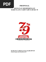 Contoh Proposal 17 Agustus Tingkat RT | PDF | Perjalanan