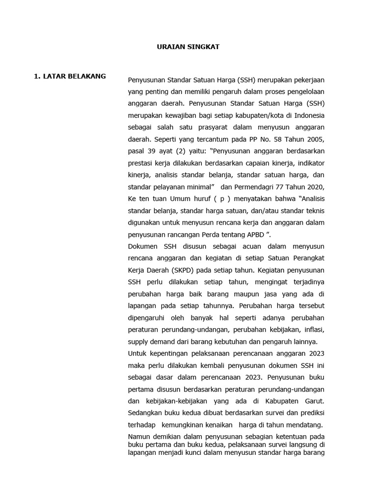 Uraian Singkat | PDF