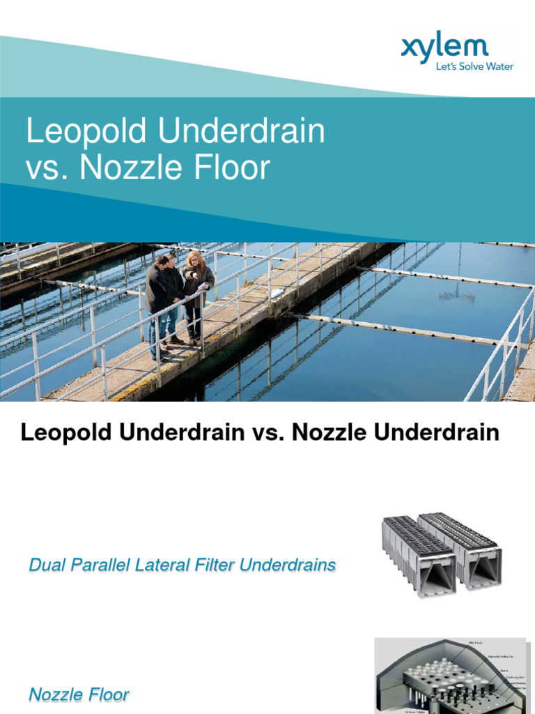 Leopold Vs Nozzle Underdrain Presentation | PDF