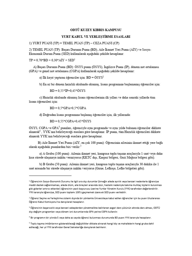 Yurt Yerlestirme Esaslari | PDF