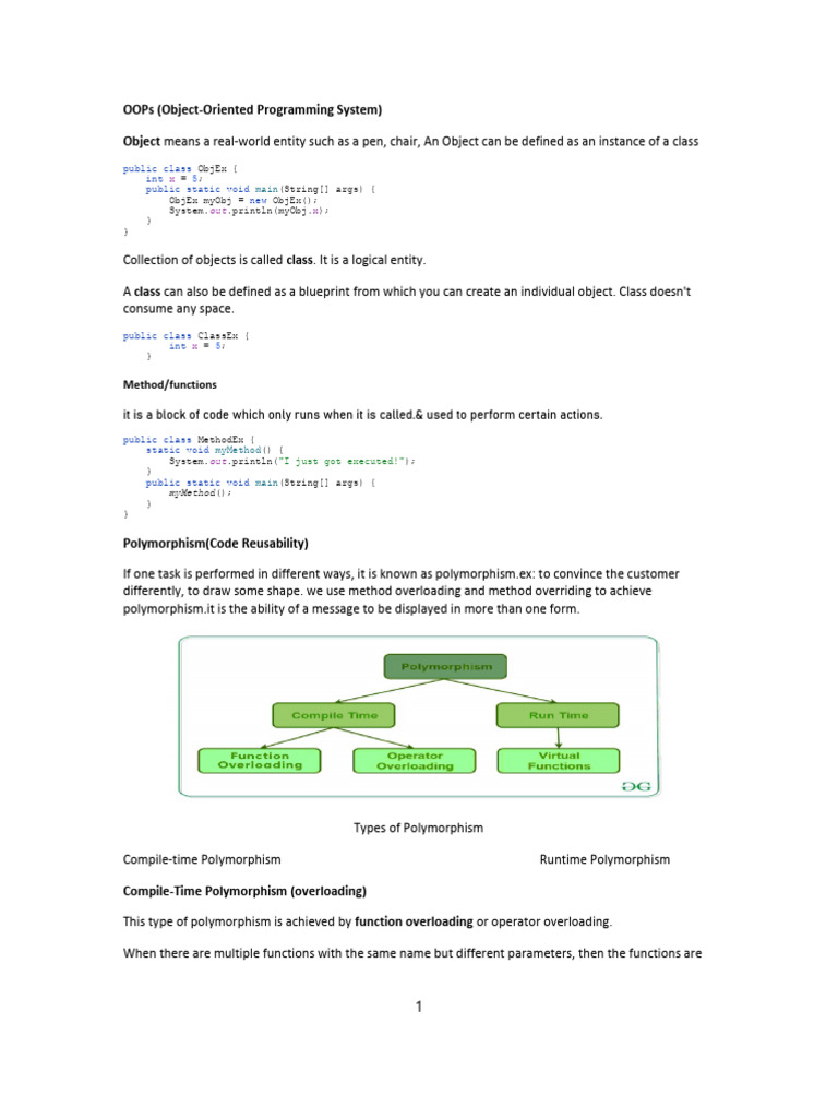 Java | PDF | Inheritance (Object Oriented Programming) | Class (Computer Programming)