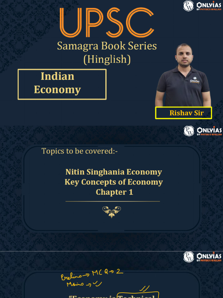 Nitin Singhania Economy __ Key Concepts of Economy __ Chapter 1 _ Class ... Nitin Singhania Economy __ Key Concepts of Economy __ Chapter 1 _ Class ...