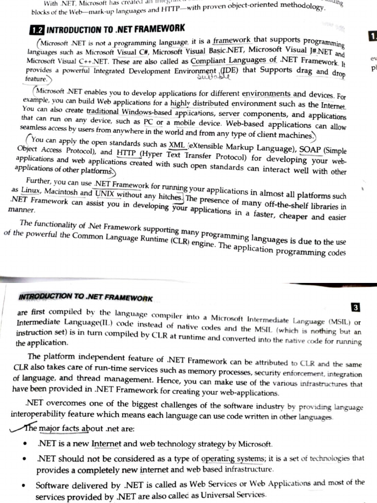 Net Frame Work | PDF