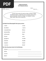 Verb Worksheet 1 Underline The Verb | PDF | Language Arts & Discipline