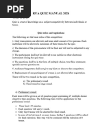 Rules For School Quiz Competition | PDF | Leisure
