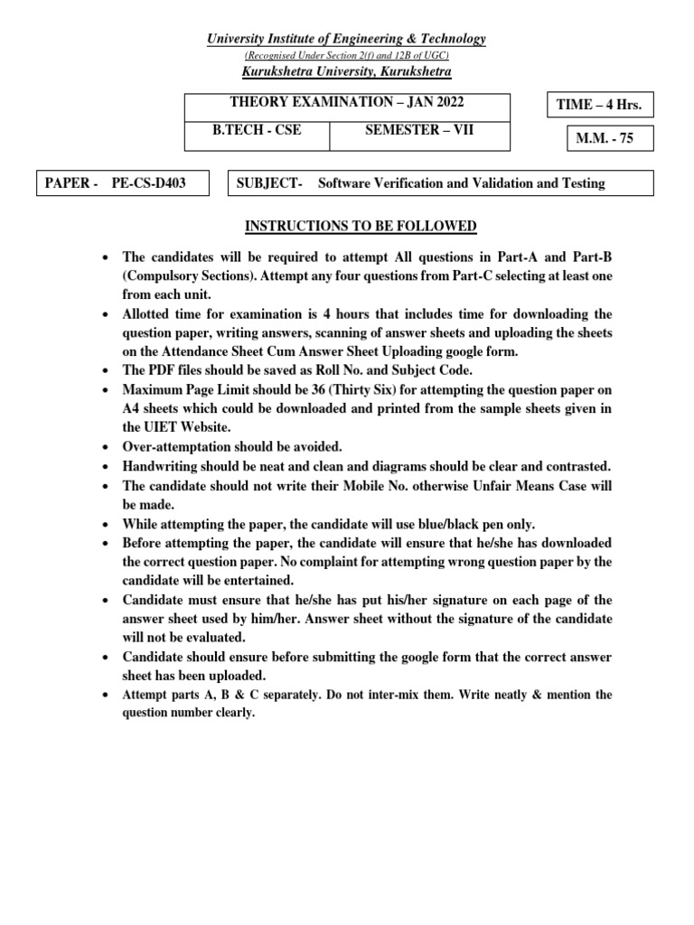 Software Verification And Validation And Testing Pdf Software