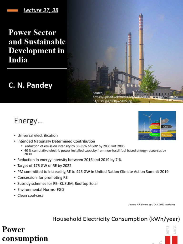 Lectures 37 & 38 Power Sector | Download Free PDF | Renewable Energy | Solar Power