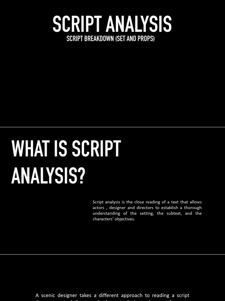 Script breakdown | Download Free PDF | Thought | Cognitive Science