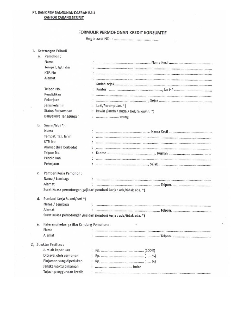 Formulir PNS | PDF | Bisnis | Hukum