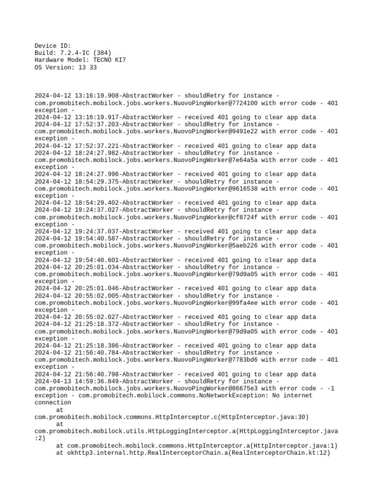 Nuovo Log1 | Download Free PDF | Java (Programming Language) | Domain Name System