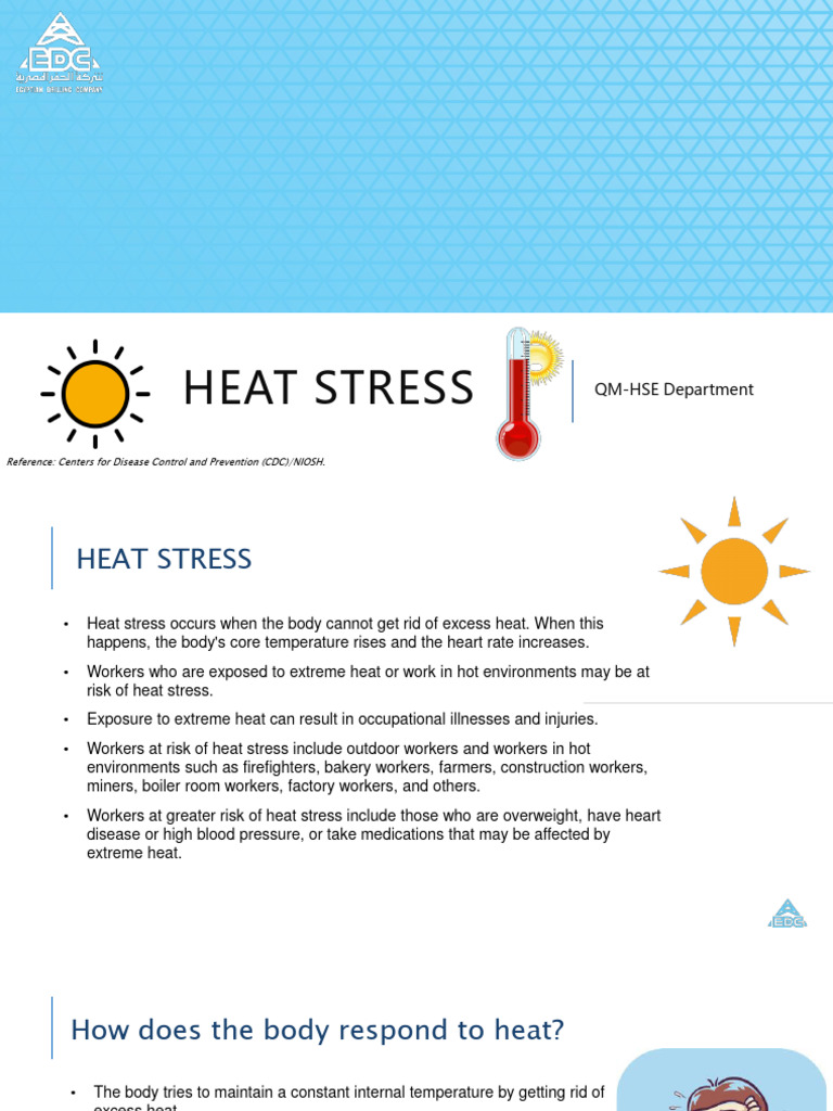 Heat Stress | PDF | Hyperthermia | Perspiration