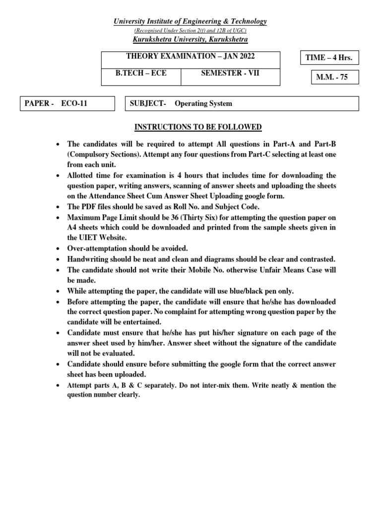 Operating System | Download Free PDF | Process (Computing) | Scheduling (Computing)