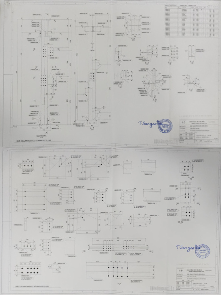 Detailed Tekla Drawing Samples | PDF