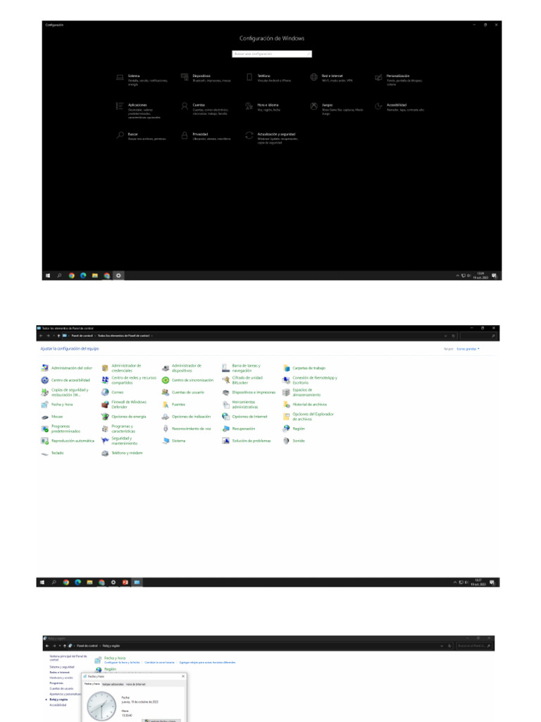 Taller 10-Panel de Control | PDF