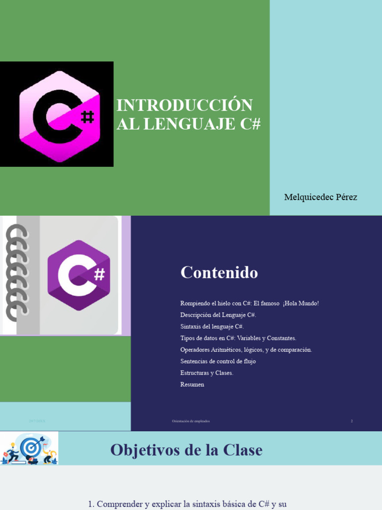 Introducción Al Lenguaje C# | PDF | C Sharp (lenguaje de programación ... Introducción Al Lenguaje C# | PDF | C Sharp (lenguaje de programación ...