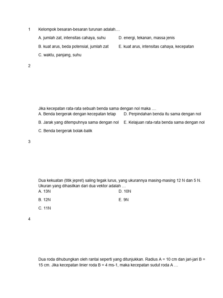 Latihan PSAJ | PDF