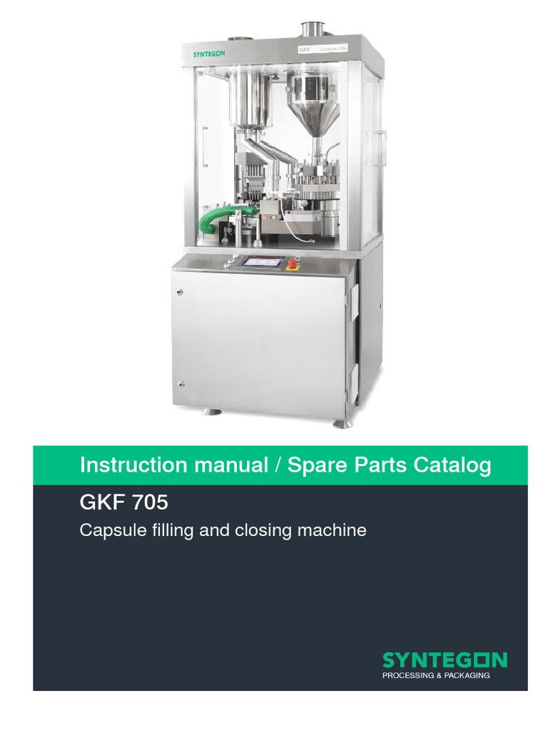 Handleiding GKF 705 (Engels) | PDF | Switch | Safety