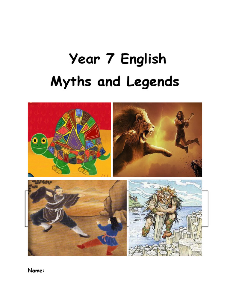 Y7 Myths and Legends Booklet | Download Free PDF | Theseus | Minotaur