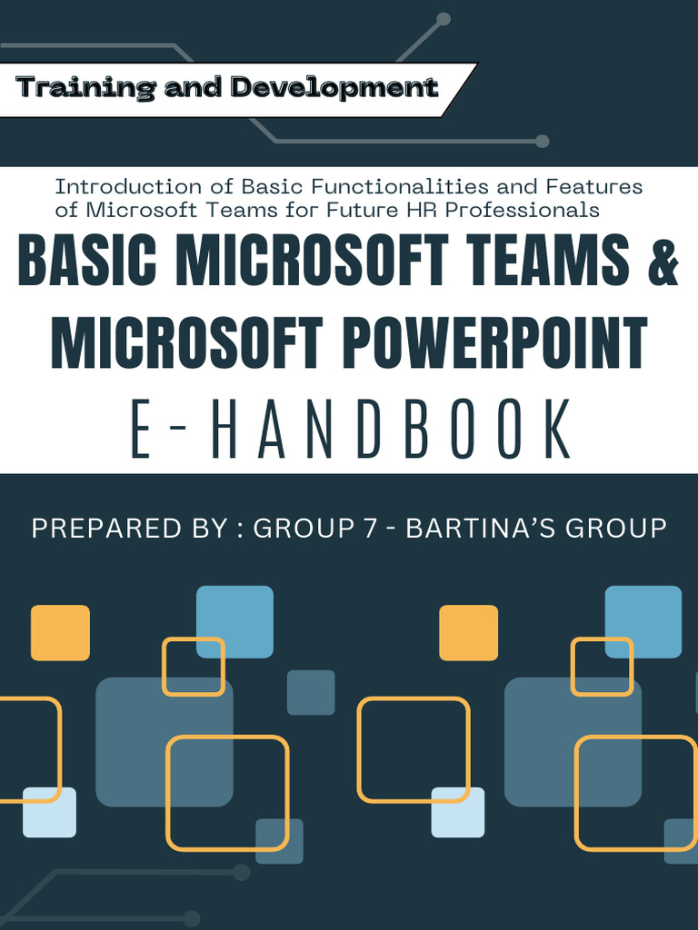 Basic Microsoft Teams & Microsoft PowerPoint E-Handbook | PDF ...
