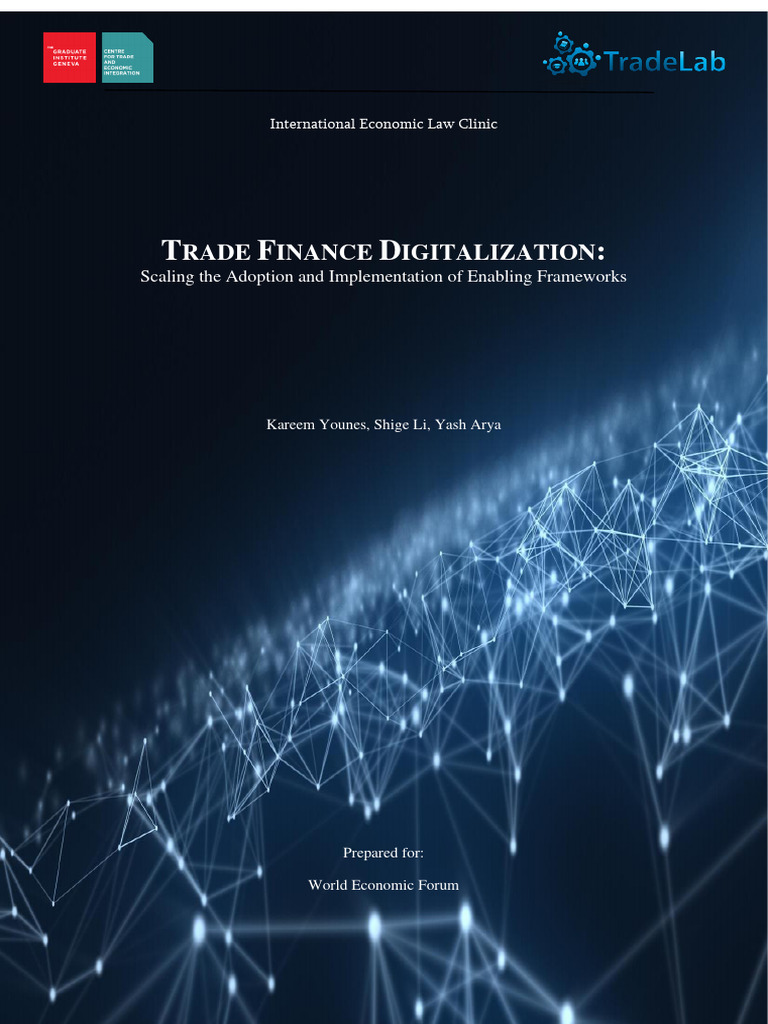 WEF Trade Finance Digitalization Research Report 2023 | PDF | Asean ...