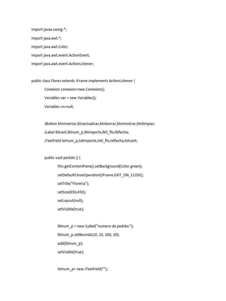 Practica J Download Free Pdf Object Oriented Programming Java Platform