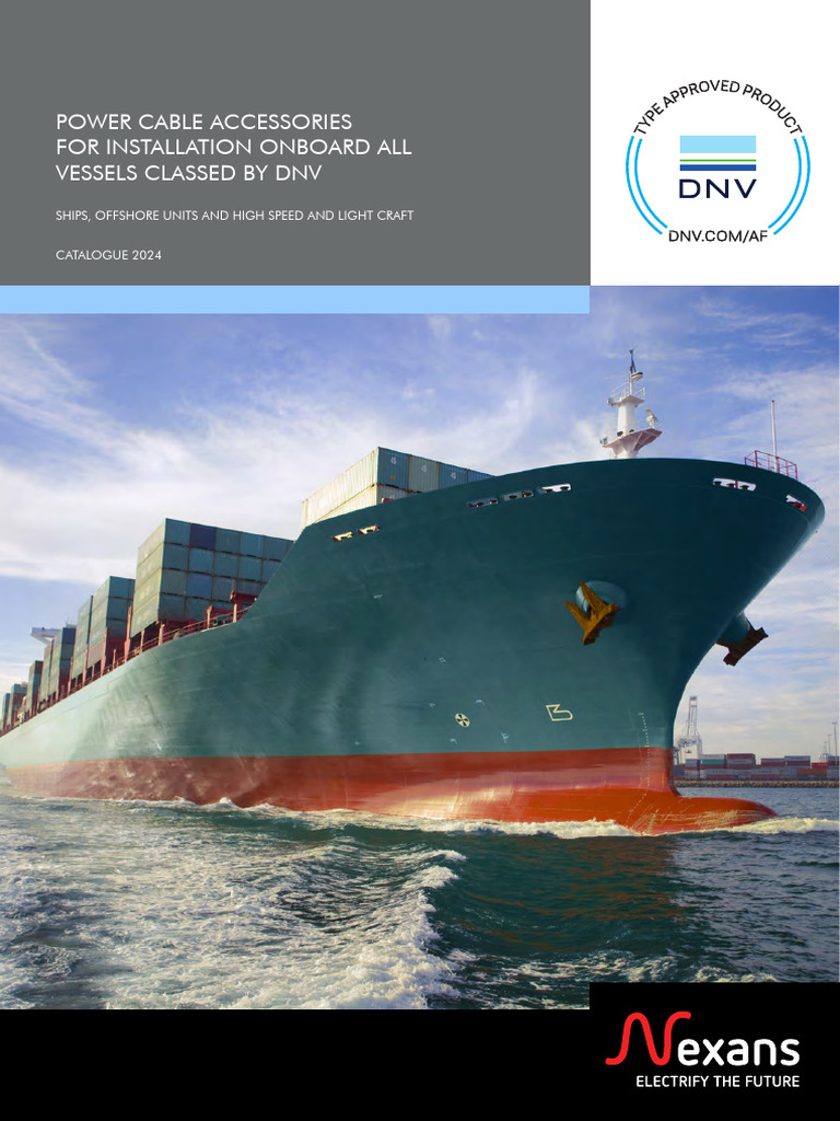 DNV-Approved Power Cable Accessories | PDF | Electrical Connector ...